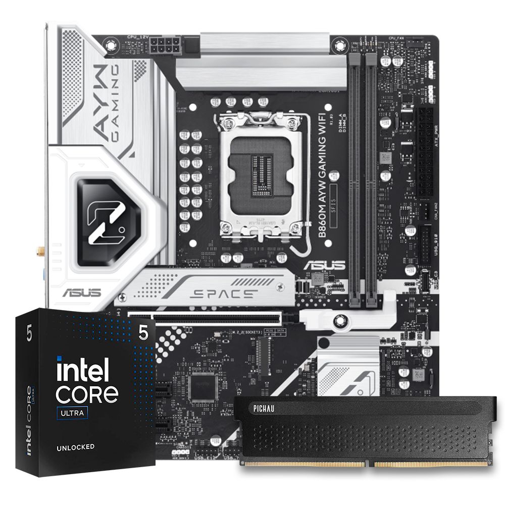 Pichau Kit Upgrade, Intel Core Ultra 5 245KF, B860M DDR5, 16GB | Pichau