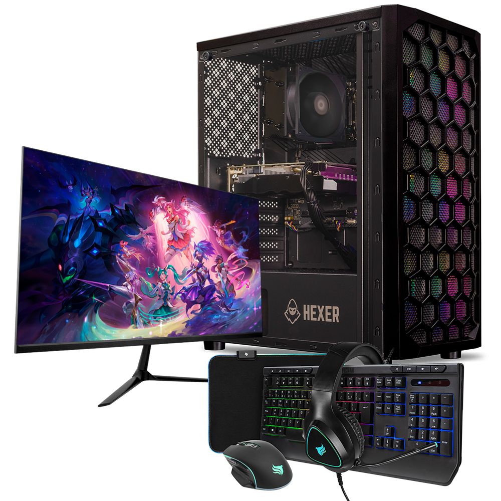 PC Gamer Completo Pichau Aura III, Intel i5-10400F, GeForce RTX 3060 ...