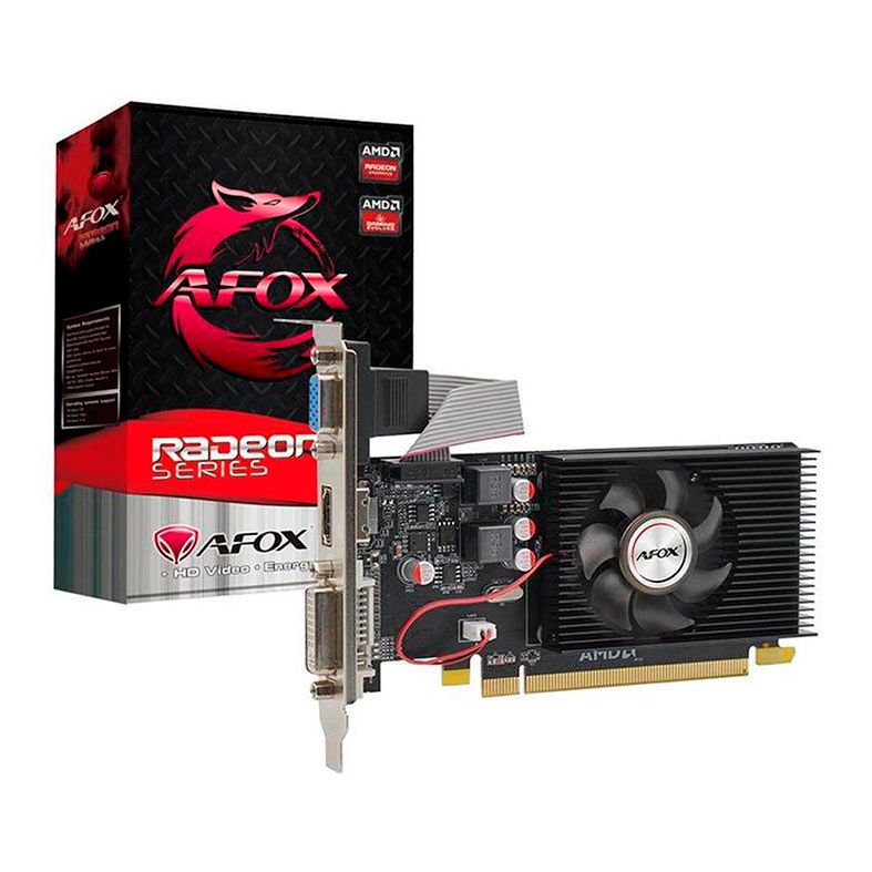 Placa de Video Afox Radeon R5 230 1GB DDR3 64-bit, AFR5230-1024D3L4 ...
