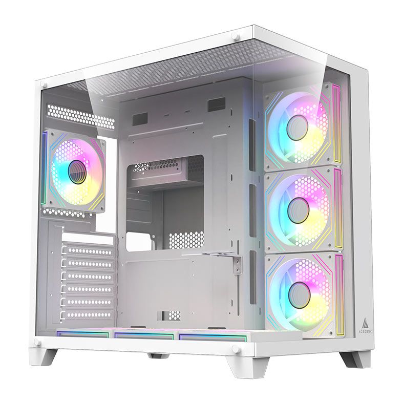 Gabinete Gamer Acegeek Mercury R425 Pro, ARGB, Mid-Tower, Lateral de ...