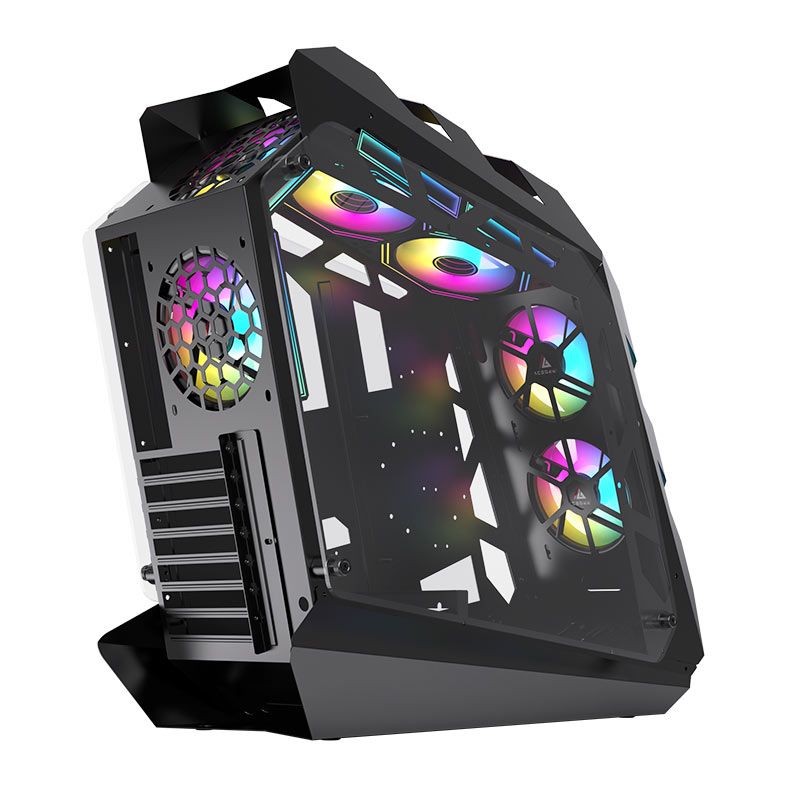 Gabinete Gamer Acegeek Vortex, Mid-Tower, Lateral de Vidro, Preto, AG ...