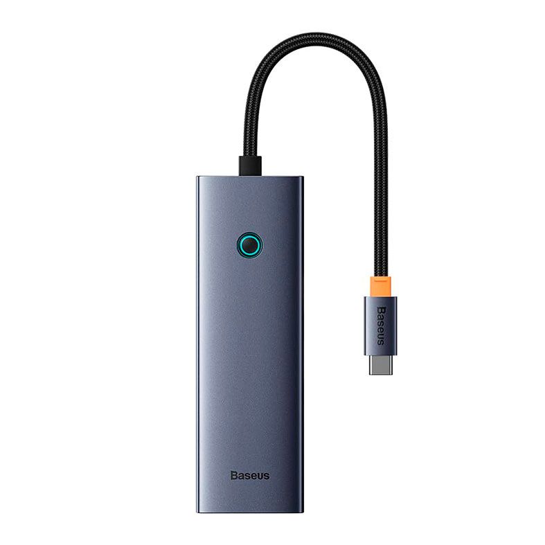 Hub Adaptador Baseus UltraJoy Series, 4 Portas, USB 3.0, Cinza ...