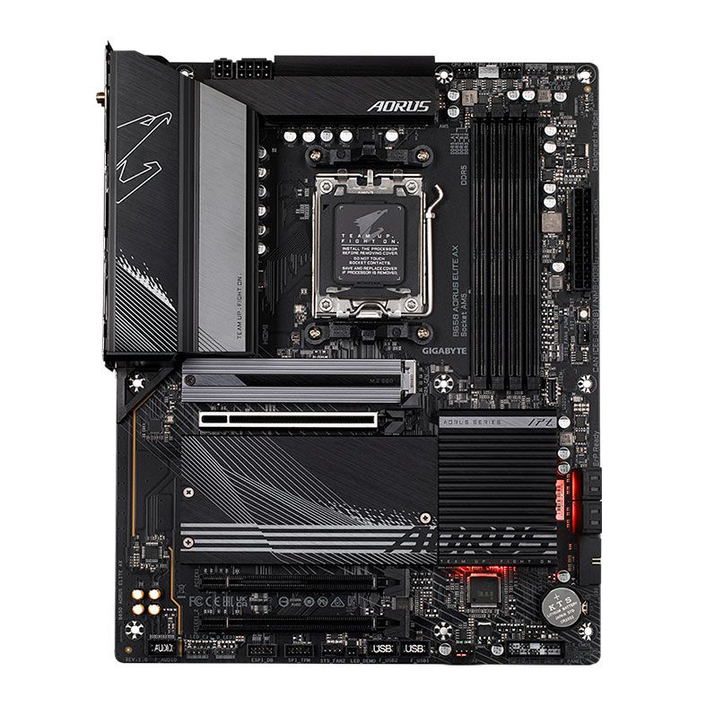 Placa Mae Gigabyte B650 Aorus Elite AX DDR5 Socket AM5 ATX Chipset Placa Mae Gigabyte B650 Aorus Elite AX DDR5 Socket AM5 ATX Chipset
