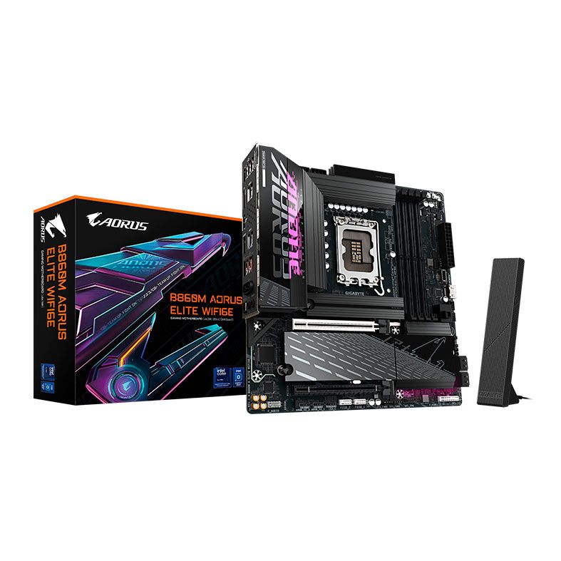 Placa Mae Gigabyte B860M Aorus Elite WIFI6E, DDR5, LGA1851, M-ATX ...
