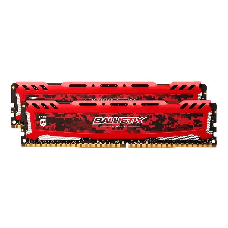 Memoria Crucial Ballistix Sport LT 8GB (2x4) DDR4 2666Mhz Vermelha ... Memoria Crucial Ballistix Sport LT 8GB (2x4) DDR4 2666Mhz Vermelha ...