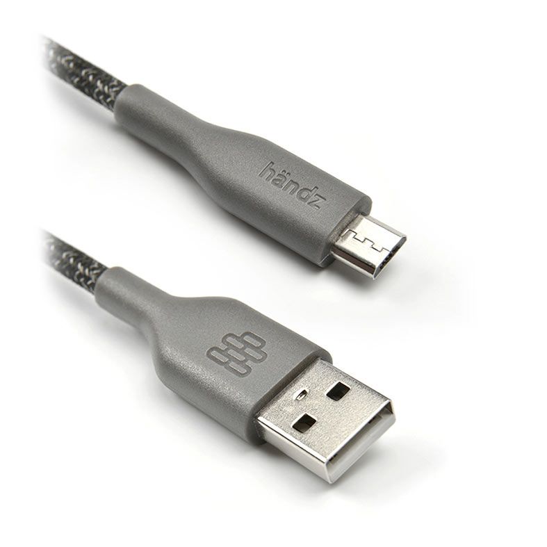 Cabo USB Para Micro-USB Handz, 1,5m, Algodao, Preto, CC-M | Pichau