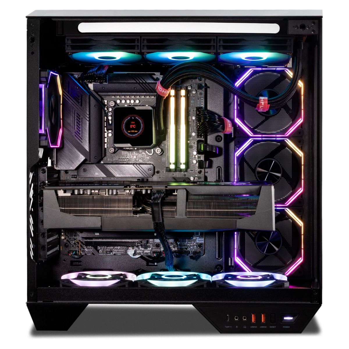 PC Gamer Pichau Highflyer, Intel i9-14900K, GeForce RTX 5070 12GB, 32GB DDR5, SSD M.2 1TB | Pichau