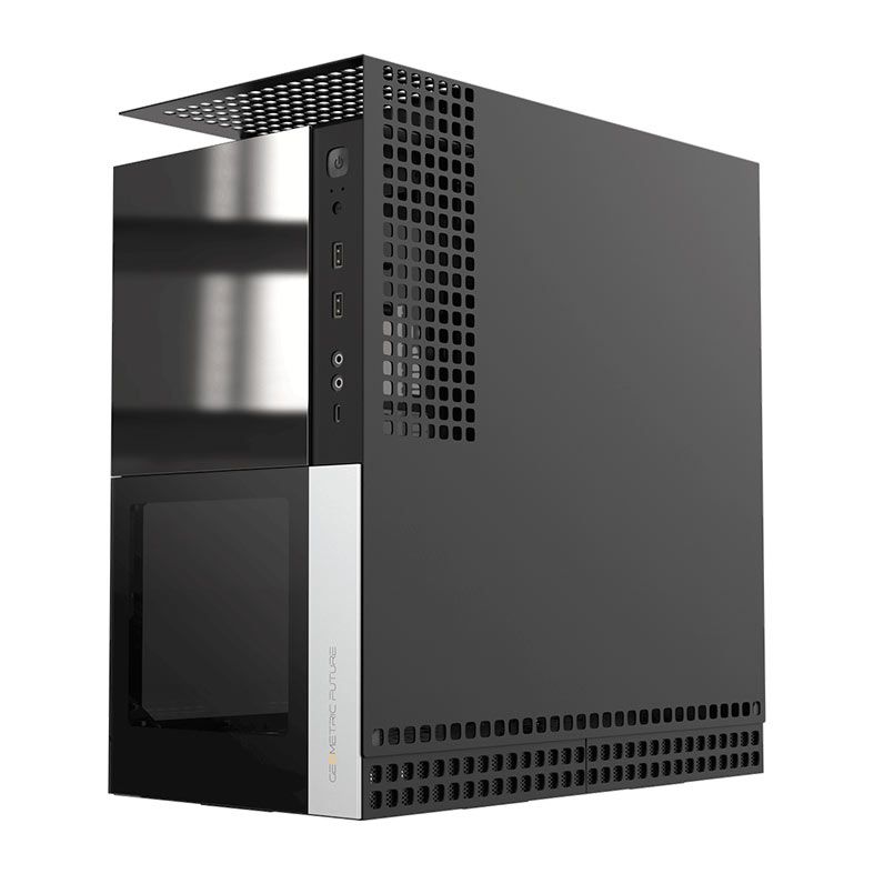 Gabinete Gamer Geometric Future Model 4 Caliburn, Mid-Tower, Lateral de ...