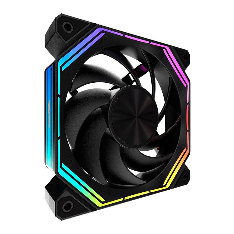 Kit Ventoinhas Aigo Darkflash Infinity 34, ARGB, 3x120mm, Preto, INF34 ...