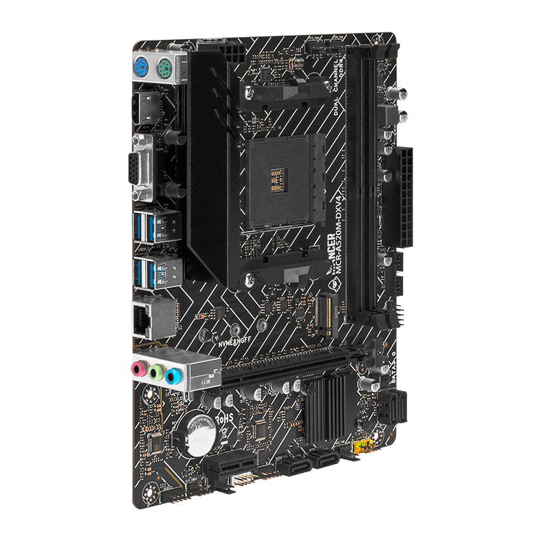 Placa Mae Mancer A520M DX, DDR4, Socket AMD AM4, M-ATX, Chipset AMD ...