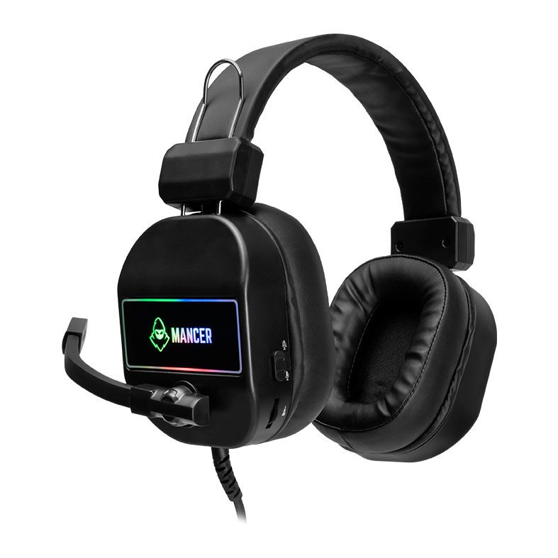 Headset Gamer Mancer Bassex, Drivers 50mm, Preto, MCR-BSS-BL01 | Pichau