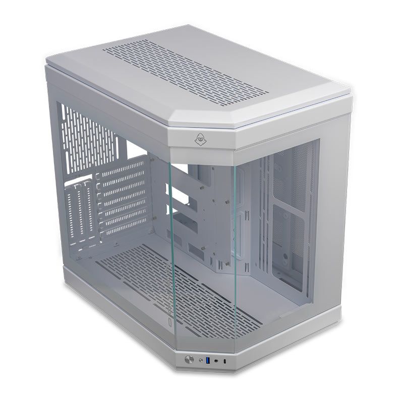 Gabinete Gamer Mancer CV700, Mid-Tower, Lateral De Vidro, Branco, MCR ...