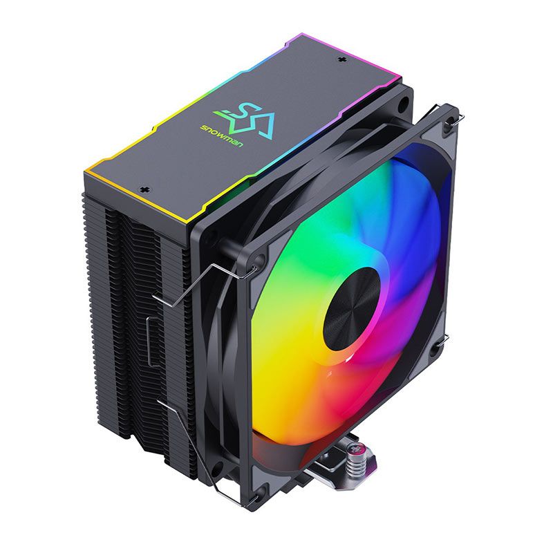 Cooler Para Processador Snowman MT5 V3, ARGB, 120mm, Preto, MT5-V3-BK ...