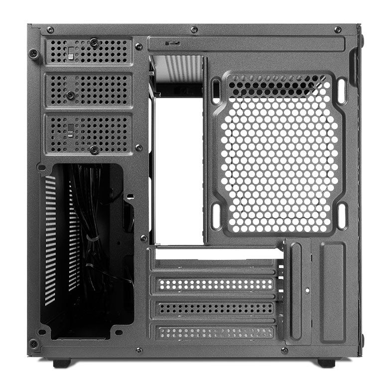Gabinete Gamer Pichau Atom X, Mini-Tower, Lateral de Vidro, Com 2 Fans, Preto, PG-ATOMX-BK | Pichau