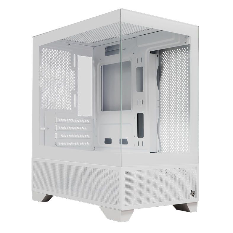 Gabinete Gamer Pichau Magpie 4B, Mini-Tower, Lateral de Vidro, Branco ...