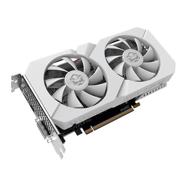 Placa de Video PCYes GeForce RTX 3050 Projeto Edge White, 6GB, GDDR6 ...