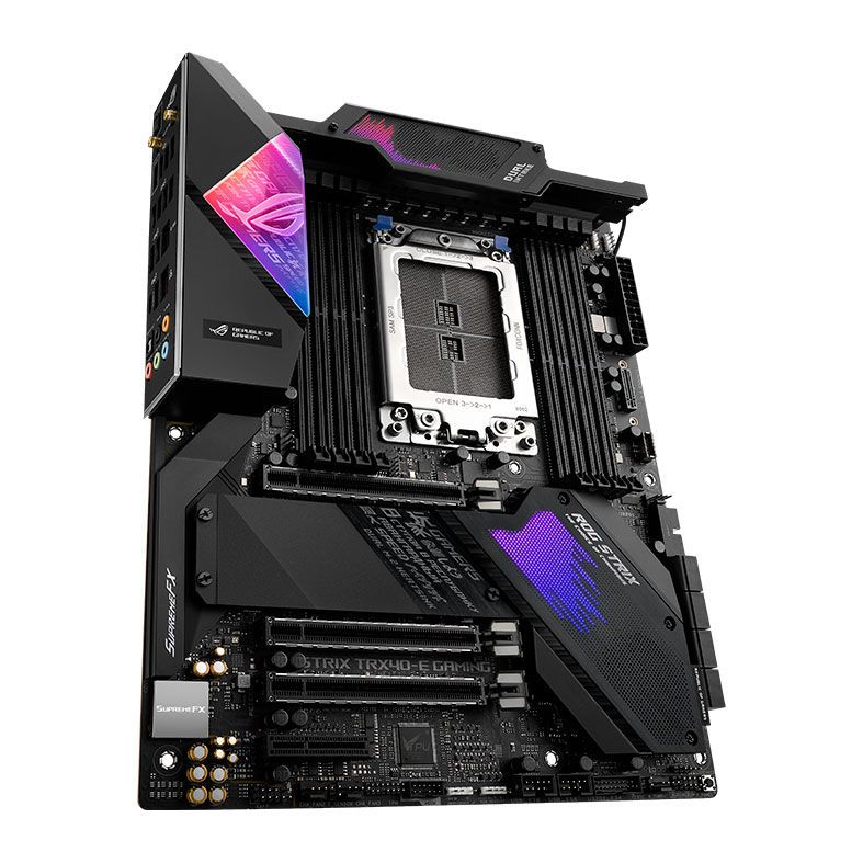 Placa Mae Asus ROG Strix TRX40-E Gaming DDR4 Socket sTRX4 Chipset AMD ...