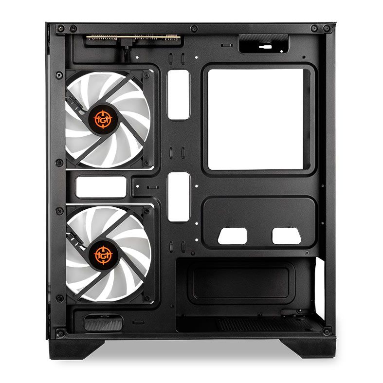 Gabinete Gamer TGT Gladiator, Rainbow, Mid-Tower, Lateral de Vidro, Com ...