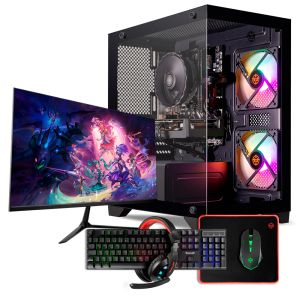 PC Gamer Completo Pichau Fenrir III, AMD Ryzen 5 5500, Radeon RX 580 ...