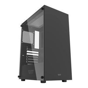 Gabinete Gamer Aigo DarkFlash DK100, Mid-Tower, Lateral de Vidro, Preto, DK100-BK | Pichau