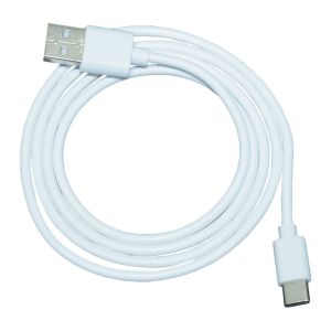 Cabo USB K-MEX, USB-A/USB-C, 1m, Branco, FAA31501US01B0X | Pichau