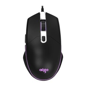 Mouse Gamer Aigo G600, RGB, 3200DPI, 6 Botoes, Preto, G600 | Pichau