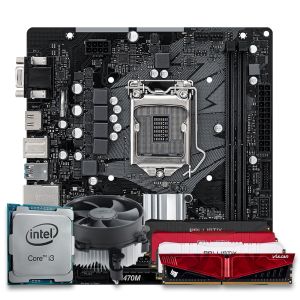 Pichau Kit Upgrade, Intel i3-10100, H470M DDR4, 8GB DDR4, Cooler | Pichau