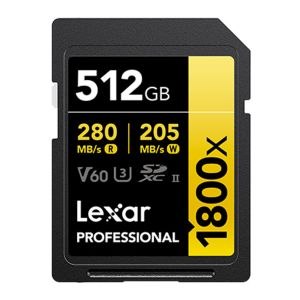 Cartao de Memoria Lexar Professional Gold Series, 512GB, SDXC ...