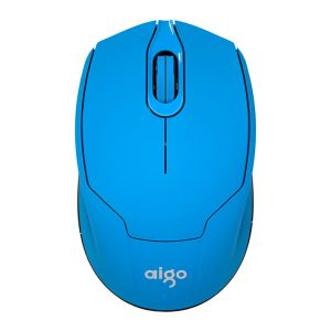 Mouse Aigo M33, 1600DPI, 3 Botoes, Bluetooth, Azul e Preto, M33 BLUE E ...