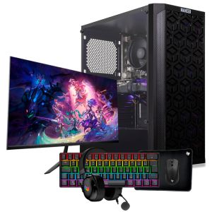 PC Gamer Completo Pichau Fenrir III, AMD Ryzen 5 5500, Radeon RX 580 ...