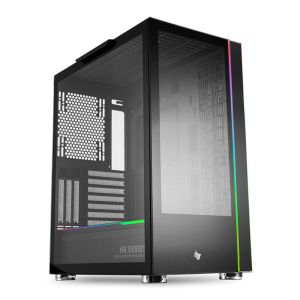 Gabinete Gamer Pichau HX600, RGB, Full-Tower, Lateral de Vidro, Preto ...