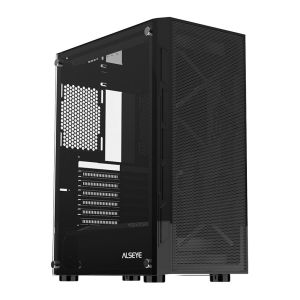 Gabinete Gamer Alseye Vortex, Mid-Tower, Lateral de Vidro, Preto ...